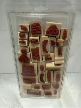 Stampin' Up! | Other | Stampin Up Wood Craft Stamps Natural Wood And ...